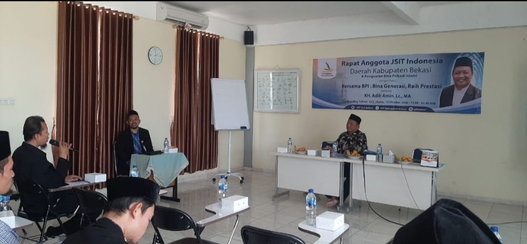 Rapat Anggota JSIT Kabupaten Bekasi 2023, KH Adih Amin : Jadikan Akhlak ...
